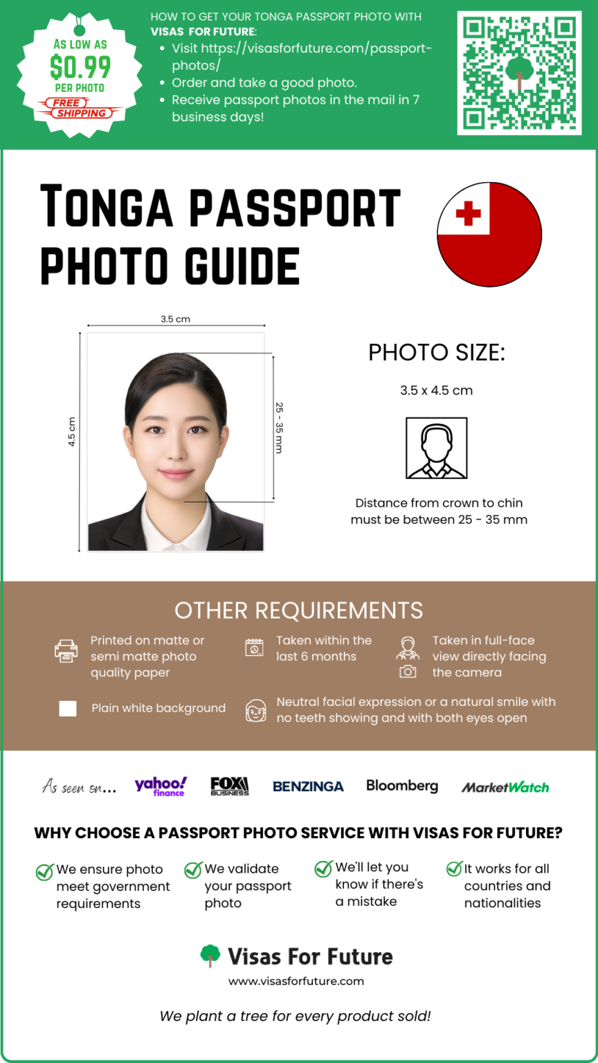 Tonga Passport Photo Guide Visas For Future